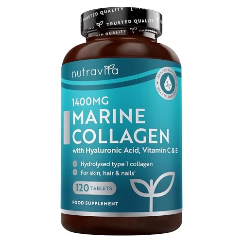 Nutravita Collagene Marino con Acido Ialuronico 1400mg - Collagene ...